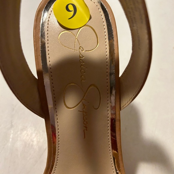 Jessica Simpson | Shoes | Jessica Simpson Tan Platform Sandals Ankle ...